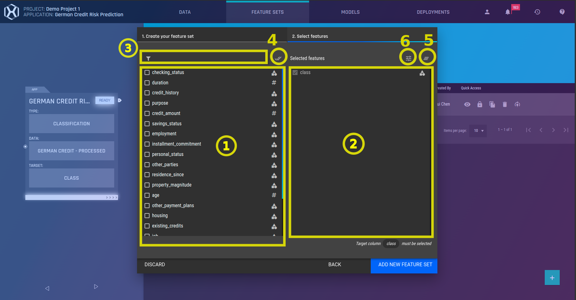 Feature Set - AI & Analytics Engine Documentation