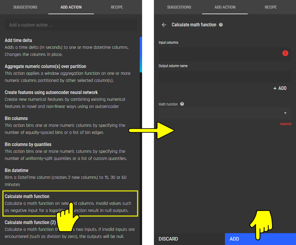 Using The Data Preparation Module Ai And Analytics Engine Documentation